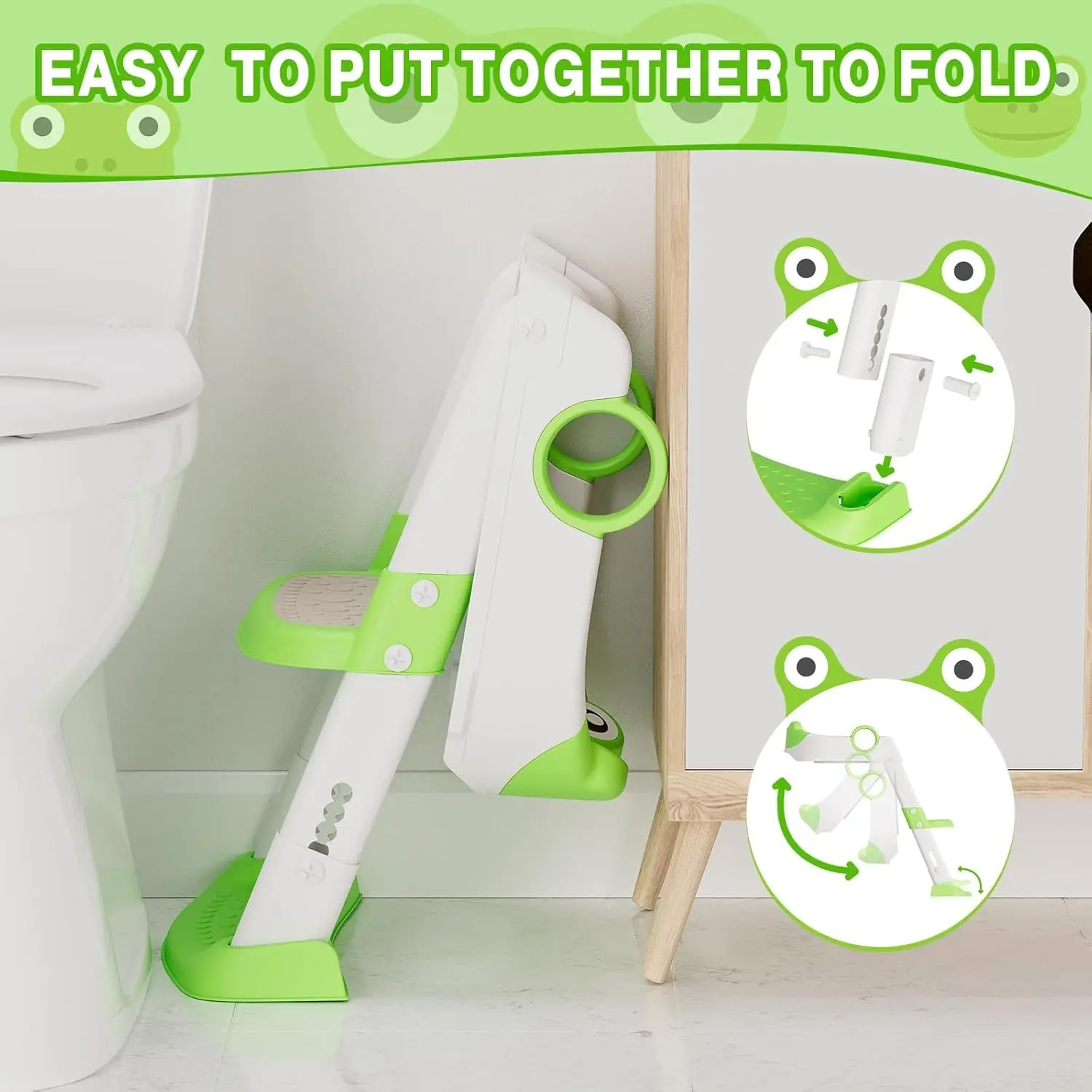 Foldable Potty Training Seat with Ladder - Kids Prime Shop